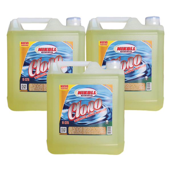 CLORO TRADICIONAL DOMESTICO MARCA NIKOLL 5 LITROS - FerruChile ...